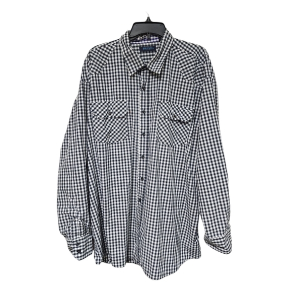 Bruno New York | Shirts | Bruno Mens Long Sleeve Button Front Black ...